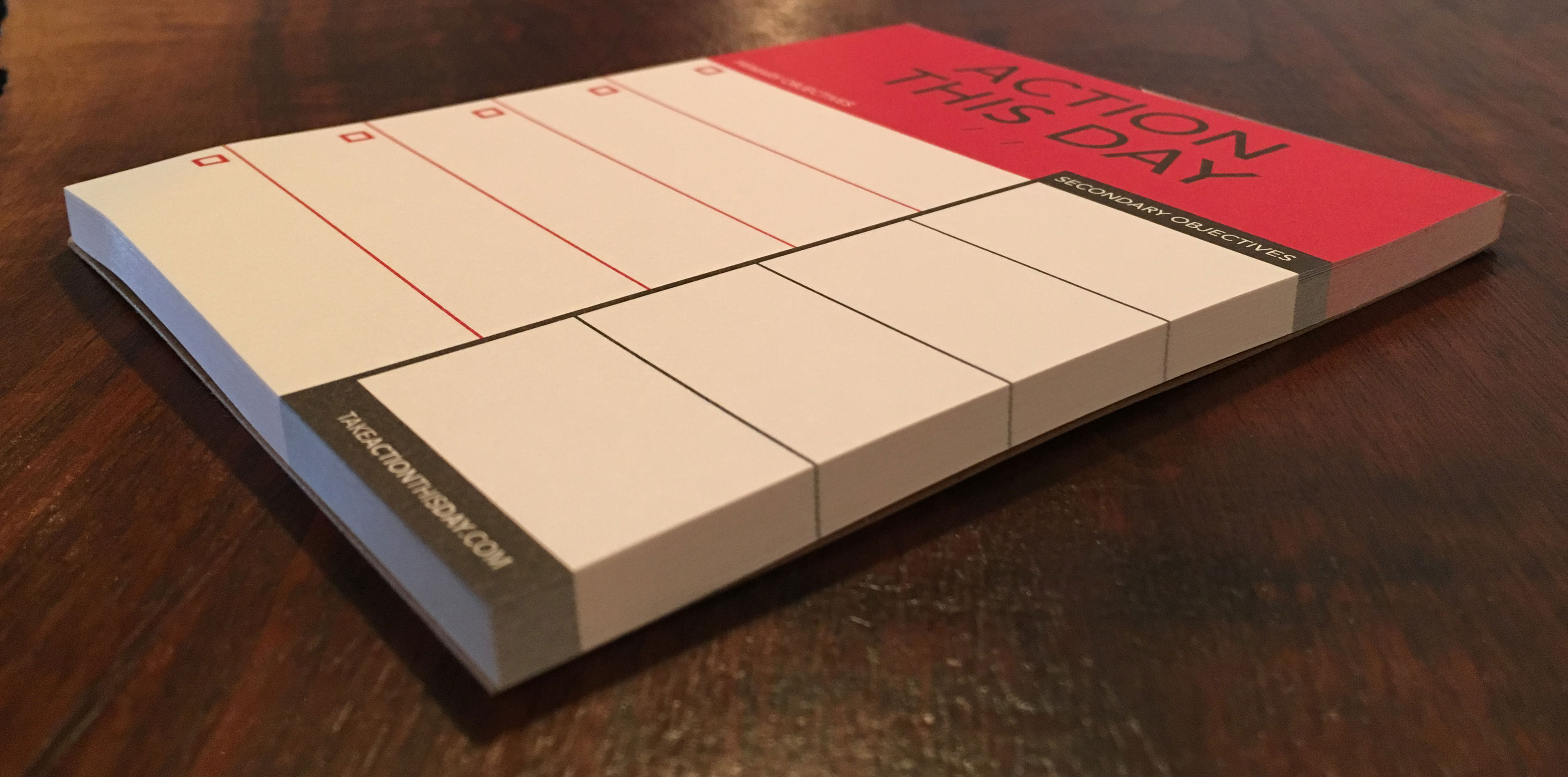 Action This Day Pad – Take Action This Day